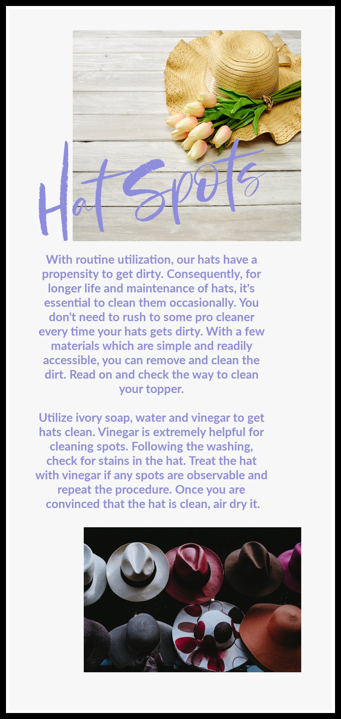 Hat Spots – harrietrosebudhats